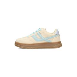 Posh By Poelman Sneaker M&auml;dchen Gr&ouml;&szlig;e 32 beige / hellblau