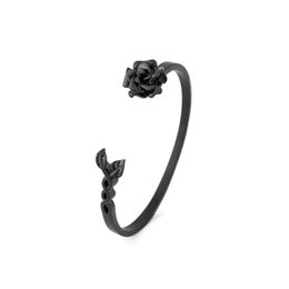 Akitsune Armband 'Rosa' Herren Gr&ouml;&szlig;e 19 cm schwarz