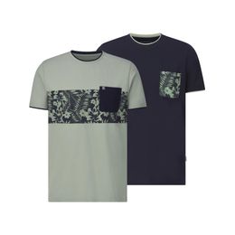 Babista T-Shirt 'Rigatuli' Herren Gr&ouml;&szlig;e M blau / gr&uuml;n