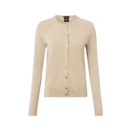 BOSS Feinstrickjacke Damen Gr&ouml;&szlig;e XL beige