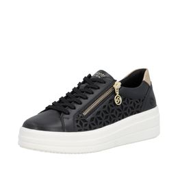 Remonte Sneaker Damen Gr&ouml;&szlig;e 43 gold / schwarz