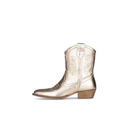 PS Poelman Cowboystiefel 'Moco' Damen Gr&ouml;&szlig;e 41 gold Winterschuhe