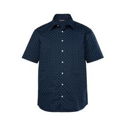 Men Plus Hemd Herren Gr&ouml;&szlig;e 7XL navy / wei&szlig;