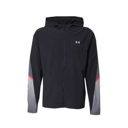 Under Armour Sportjacke 'Velociti Storm' Herren Gr&ouml;&szlig;e XS basaltgrau / knallrot / schwarz / wei&szlig;