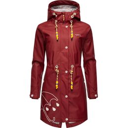 Marikoo &Uuml;bergangsjacke Damen Gr&ouml;&szlig;e S rot / wei&szlig;