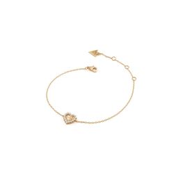 Guess Armband 'Jardin' Damen Gr&ouml;&szlig;e L gold / transparent