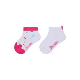Sterntaler Socken Jungen Gr&ouml;&szlig;e 26 dunkelpink / wei&szlig;