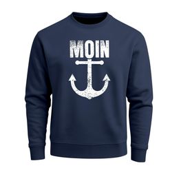 Neverless Sweatshirt 'Moin Anker' Herren Gr&ouml;&szlig;e XS navy