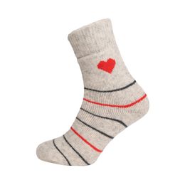 Homeofsocks Socken 'HOS8015' Damen Gr&ouml;&szlig;e 35/38 ecru