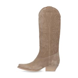 Sacha London SACHA Cowboystiefel Damen Gr&ouml;&szlig;e 39 dunkelbeige Winterschuhe
