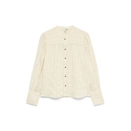 V&eacute;ro Moda Vero Moda Bluse Damen Gr&ouml;&szlig;e M hellbeige / wei&szlig;