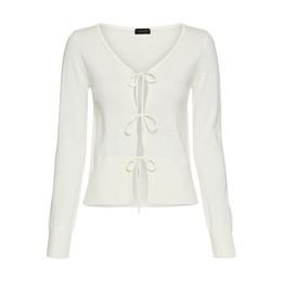 Laura Scott Strickjacke Damen Gr&ouml;&szlig;e L offwhite