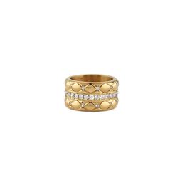 Guess Ring 'Shining Winter' Damen Gr&ouml;&szlig;e 52 gold