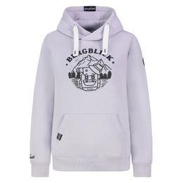 Sublevel Sweatshirt Damen Gr&ouml;&szlig;e S lavendel / schwarz