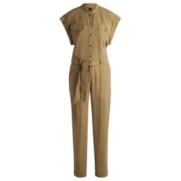 BOSS Jumpsuit Damen Gr&ouml;&szlig;e M dunkelbeige