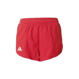 adidas Performance Sportshorts 'Adizero Essentials' Damen Gr&ouml;&szlig;e XL/XXL blutrot / wei&szlig;