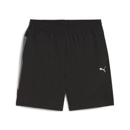 Puma Sportshorts Herren Gr&ouml;&szlig;e L grau / schwarz / wei&szlig;
