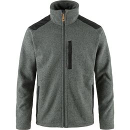 Fj&auml;llr&auml;ven Fj&auml;llr&auml;ven Funktionsfleecejacke 'Buck' Herren Gr&ouml;&szlig;e XL graumeliert / schwarz