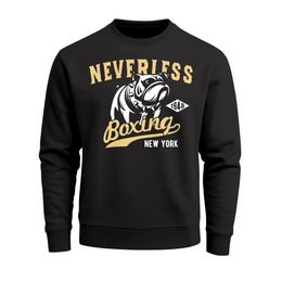 Neverless Sweatshirt 'Neverless Boxing' Herren Gr&ouml;&szlig;e XXXL schwarz