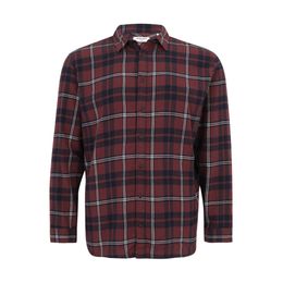 Jack & Jones Plus Jack & Jones Plus Hemd 'JJJoshua' Herren Gr&ouml;&szlig;e XXXL navy / weinrot / wei&szlig;