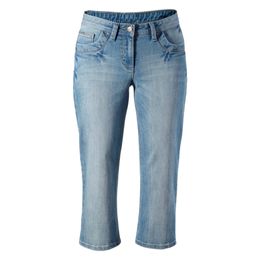 Cheer Caprijeans Damen Gr&ouml;&szlig;e 32/33 blue denim