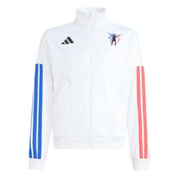 adidas Performance Sportsweatjacke 'Jude Bellingham' Jungen Gr&ouml;&szlig;e 176 blau / hellrot / schwarz / wei&szlig;