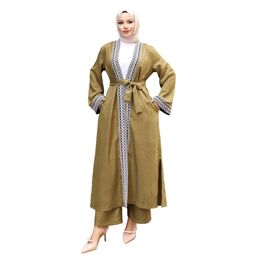 Modamihram Set Damen Gr&ouml;&szlig;e 46 khaki / schwarz / wei&szlig;