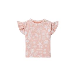 Noppies Shirt 'Covina' M&auml;dchen Gr&ouml;&szlig;e 68 pink / wei&szlig;