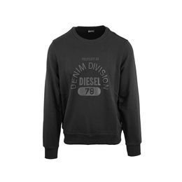Diesel Sweatshirt Herren Gr&ouml;&szlig;e S dunkelgrau / schwarz