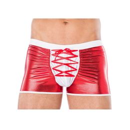 Andalea Boxershorts 'Weihnachts Wetlook-Boxer' Herren Gr&ouml;&szlig;e XXL/XXXL rot