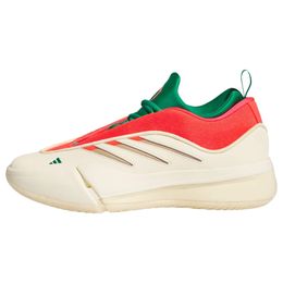 adidas Performance Sportschuh 'Dame 9' Herren Gr&ouml;&szlig;e 42.5/43 beige / gr&uuml;n / rot