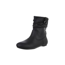 Ital-Design Stiefelette Damen Gr&ouml;&szlig;e 39 schwarz Winterschuhe