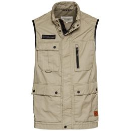 Camel Active Outdoor-Weste mit Stehkragen Herren Gr&ouml;&szlig;e XXXL beige