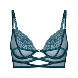 Hunkem&ouml;ller Hunkem&ouml;ller BH 'Amel' Damen Gr&ouml;&szlig;e 70 petrol