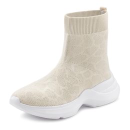 Lascana Sneaker high Damen Gr&ouml;&szlig;e 37 beige