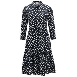 Madeleine Mode Madeleine Kleid Damen Gr&ouml;&szlig;e 44 marine / wei&szlig; Winterkleid