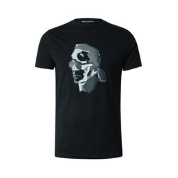 K by KARL LAGERFELD Karl Lagerfeld T-Shirt Herren Gr&ouml;&szlig;e M schwarz / wei&szlig;