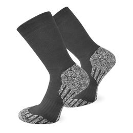 Normani Sportsocken Herren Gr&ouml;&szlig;e 39/42 grau / schwarz / wei&szlig;