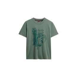 Superdry & Co T-Shirt 'Tokyo Narrative' Damen Gr&ouml;&szlig;e XXL smaragd / jade