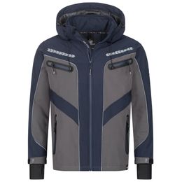 Rock Creek Outdoorjacke Herren Gr&ouml;&szlig;e 5XL blau / grau