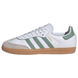 adidas originals Sneaker 'Samba' Jungen Gr&ouml;&szlig;e 35.5 hellgr&uuml;n / puder / wei&szlig;