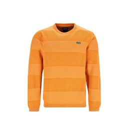 Hajo Pullover Herren Gr&ouml;&szlig;e 6XL mandarine / hellorange