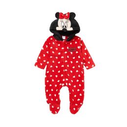 Disney Overall 'Minnie Mouse' Gr&ouml;&szlig;e 62 beige / rot / schwarz / wei&szlig;