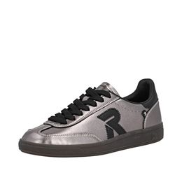 Rieker Sneaker Damen Gr&ouml;&szlig;e 44 schwarz / silber