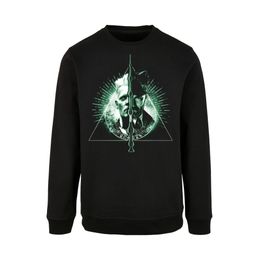 F4NT4STIC Sweatshirt 'Phantastische Tierwesen 2 Dumbledore Vs Grindelwald' Herren Gr&ouml;&szlig;e S dunkelgr&uuml;n / schwarz / wei&szlig;