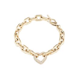 Guess Armband 'Beloved' Damen Gr&ouml;&szlig;e L gold / transparent