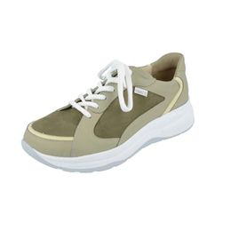 Finn Comfort Sneaker low Damen Gr&ouml;&szlig;e 41 hellgelb / gr&uuml;n / wei&szlig;