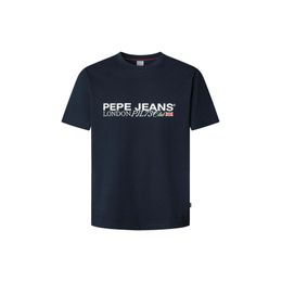 Pepe Jeans T-Shirt 'Matthew' Herren Gr&ouml;&szlig;e XS nachtblau / wei&szlig;