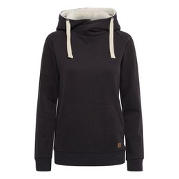 oxmo Sweatshirt 'Julia Pile' Damen Gr&ouml;&szlig;e XS schwarz / wei&szlig;