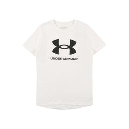 Under Armour Sportshirt Jungen Gr&ouml;&szlig;e 128/134 schwarz / wei&szlig;